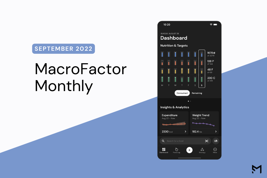 The new Dashboard is here - MacroFactor